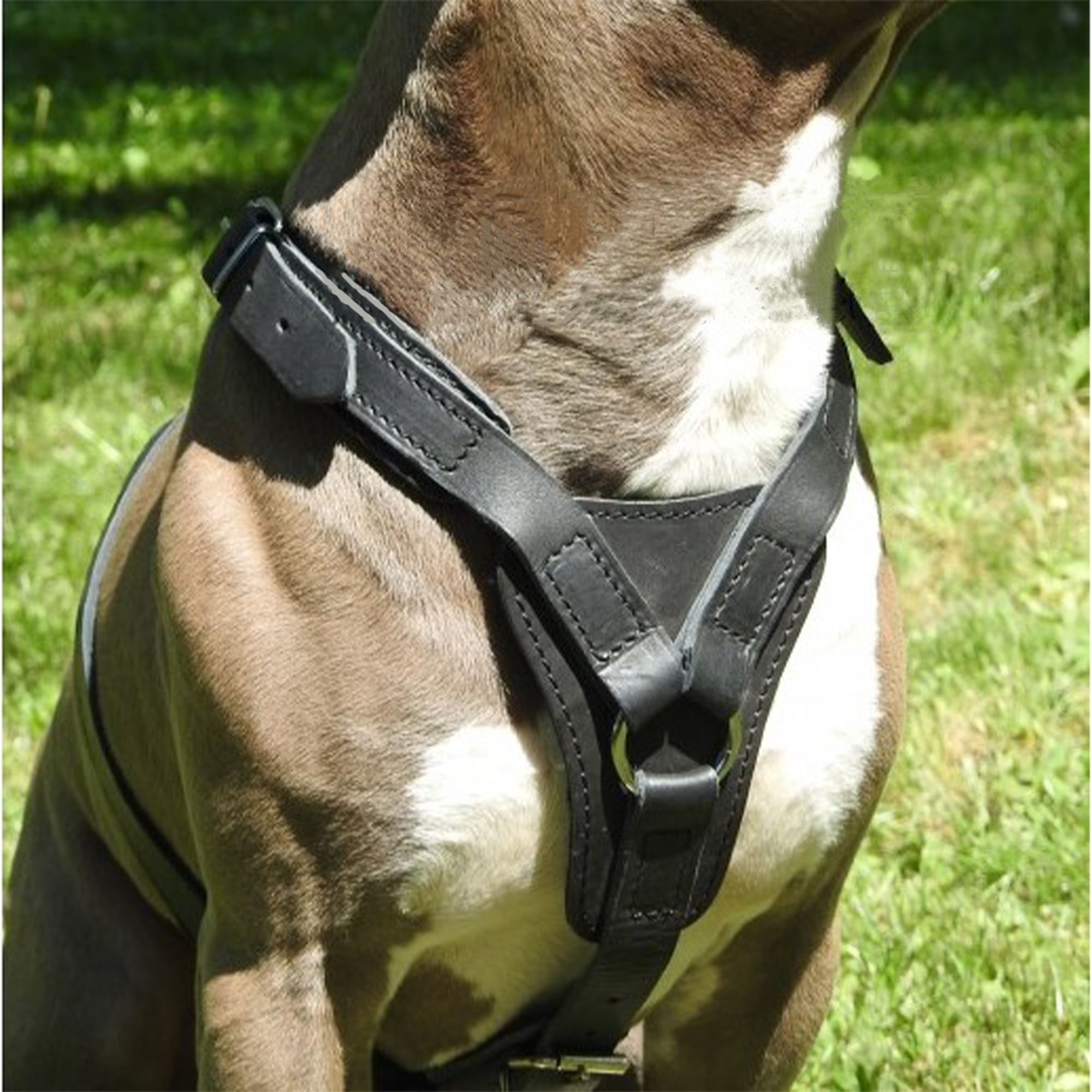 Ham de lucru SK9, CU MANER, din Piele Naturala, 80-95cm, marime L ...